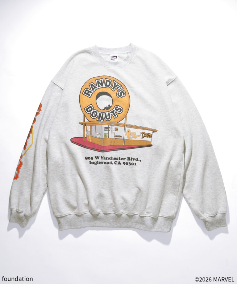 アイアンマン2×ランディーズ ドーナツの名シーンが蘇る。FREAK’S STOREによる特別コラボアイテムが1月23日より発売 | EYESCREAM