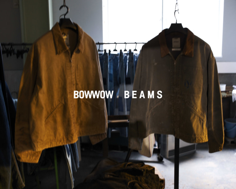 BOW WOW × BEAMSが新作コラボを発表。20世紀前半のワークウェアを再構築したダックジャケットを発売 | EYESCREAM